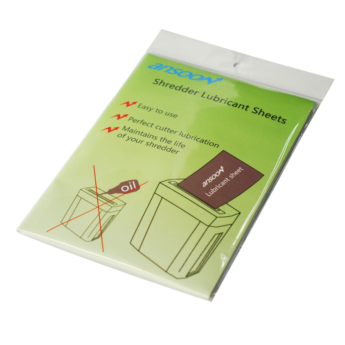 Snapklik.com : Ansoon Paper Shredder Lubricant Sheets, Paper Shredder ...