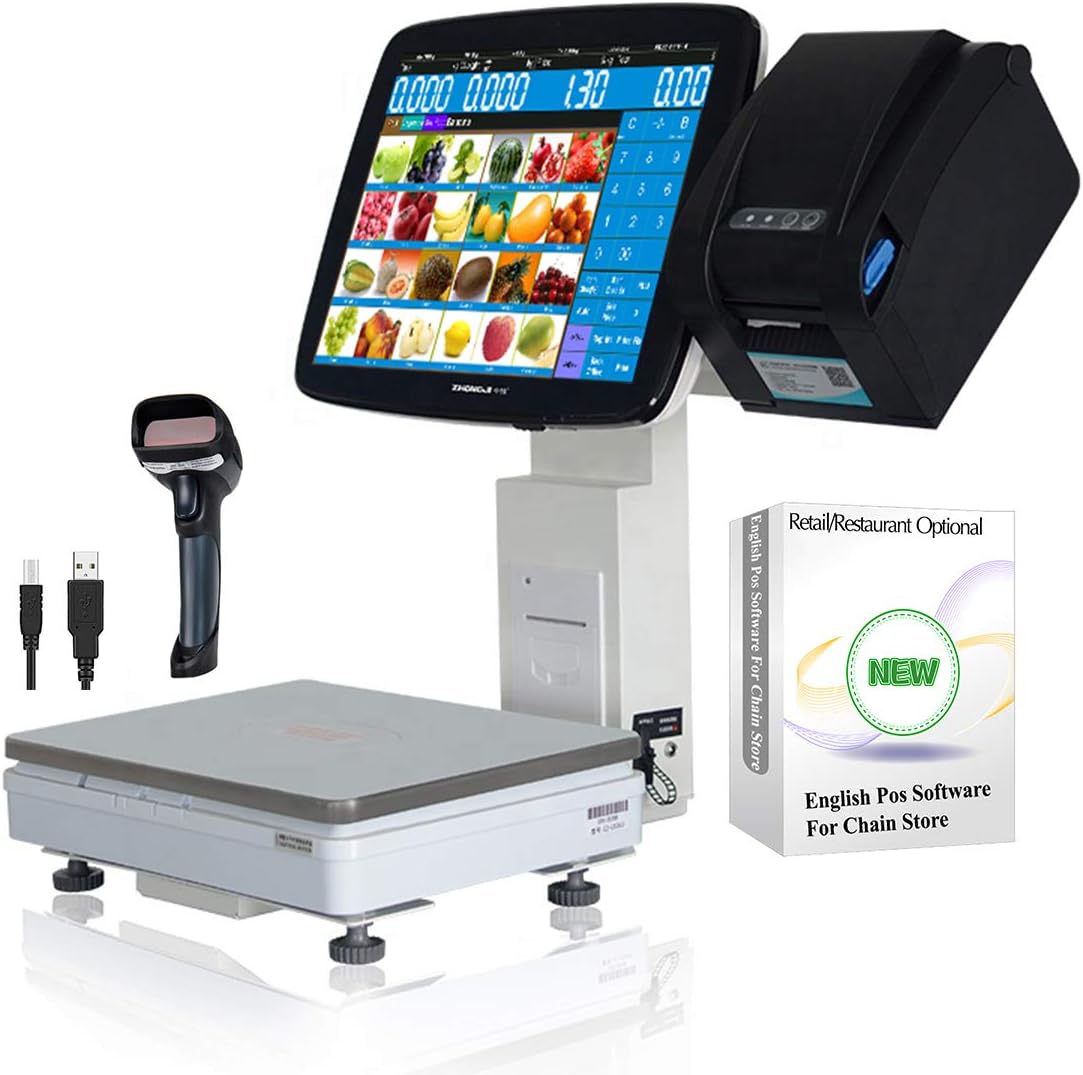 Amazon.com : ZHONGJI Touch Screen Fruit Vegetable Retail Store ...