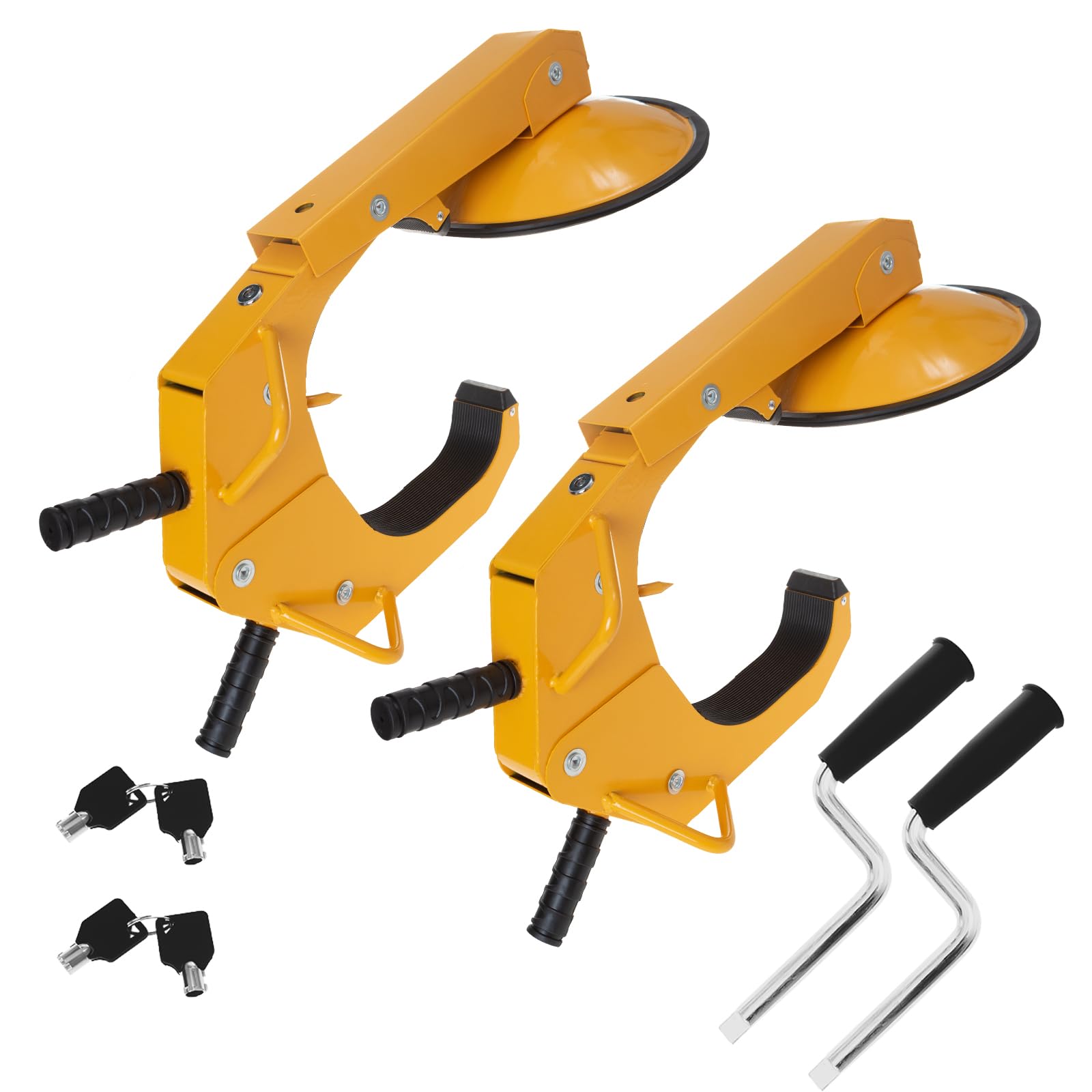 Snapklik.com : Punmew Trailer Wheel Lock 2 Pack Heavy-Duty Adjustable ...