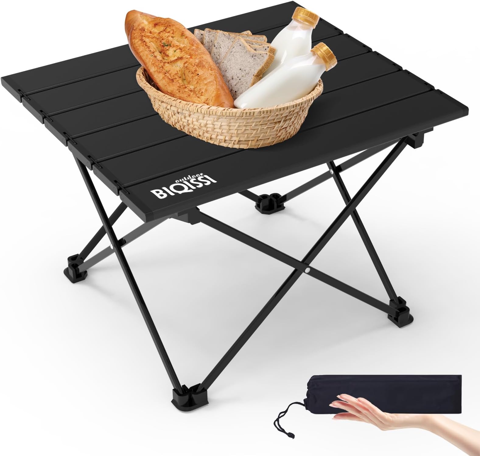 Amazon.com: TREKOLOGY Small Camping Table Beach Table Camping Side ...