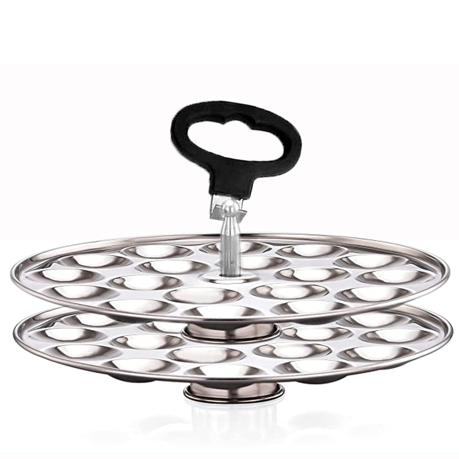 Missippi Stainless Steel Mini Idli Plate/Mini Idli stand with Idli ...