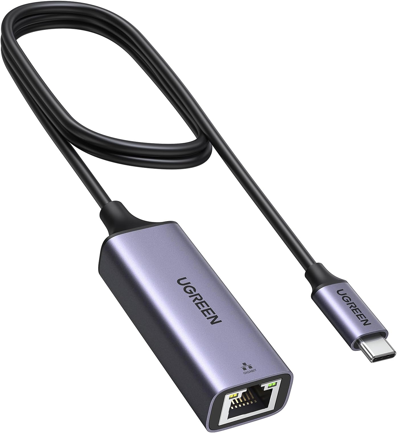 Amazon.com: UGREEN USB C to Ethernet Adapter, 1.6FT Gigabit RJ45 to USB ...