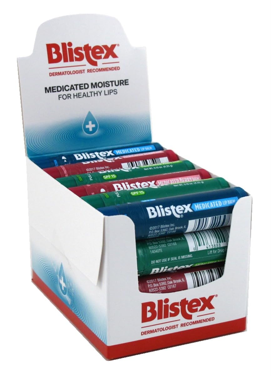 Amazon.com: Blistex 81269 Assorted Medicated Balm (Pack of 24) : Beauty ...