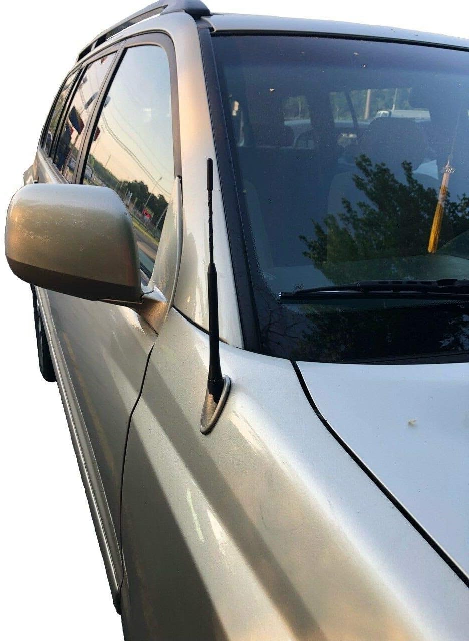 Amazon.com: 9 Black External Antenna Mast for Toyota Highlander 2001 ...