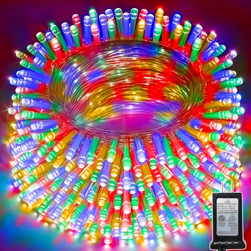 JDGJYDS 328 FT Christmas Light 1000 LED Xmas Lights Outdoor Christams ...