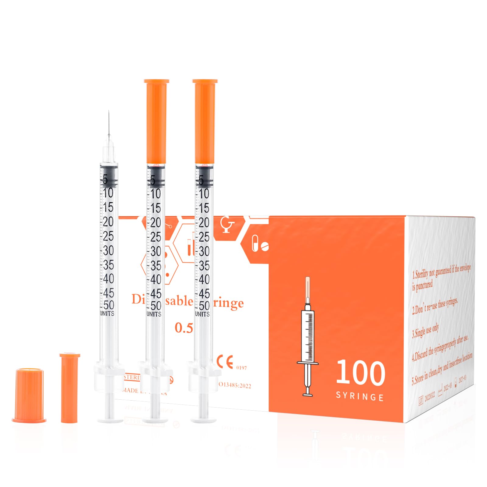 Snapklik.com : U-100 1/2ml 31ga 05cc 31G X 8 Mm