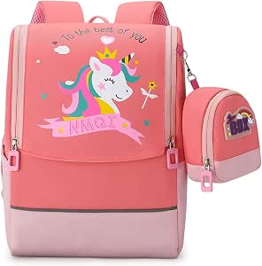 Amazon.com | DAHUOJI Unicorn Kids Backpack Girls School Backpack ...