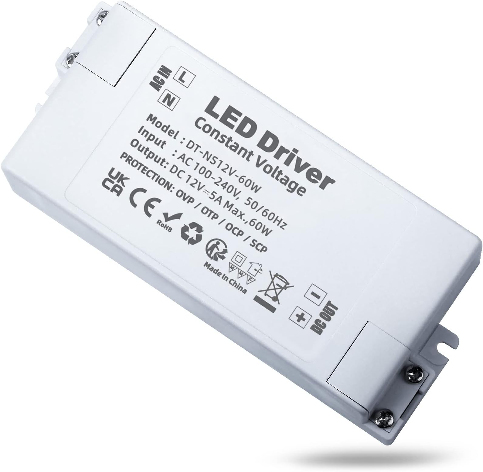 EGLO Trafo, Halogen-LED-Trafo, Transformator für LED: 0-40 Watt ...