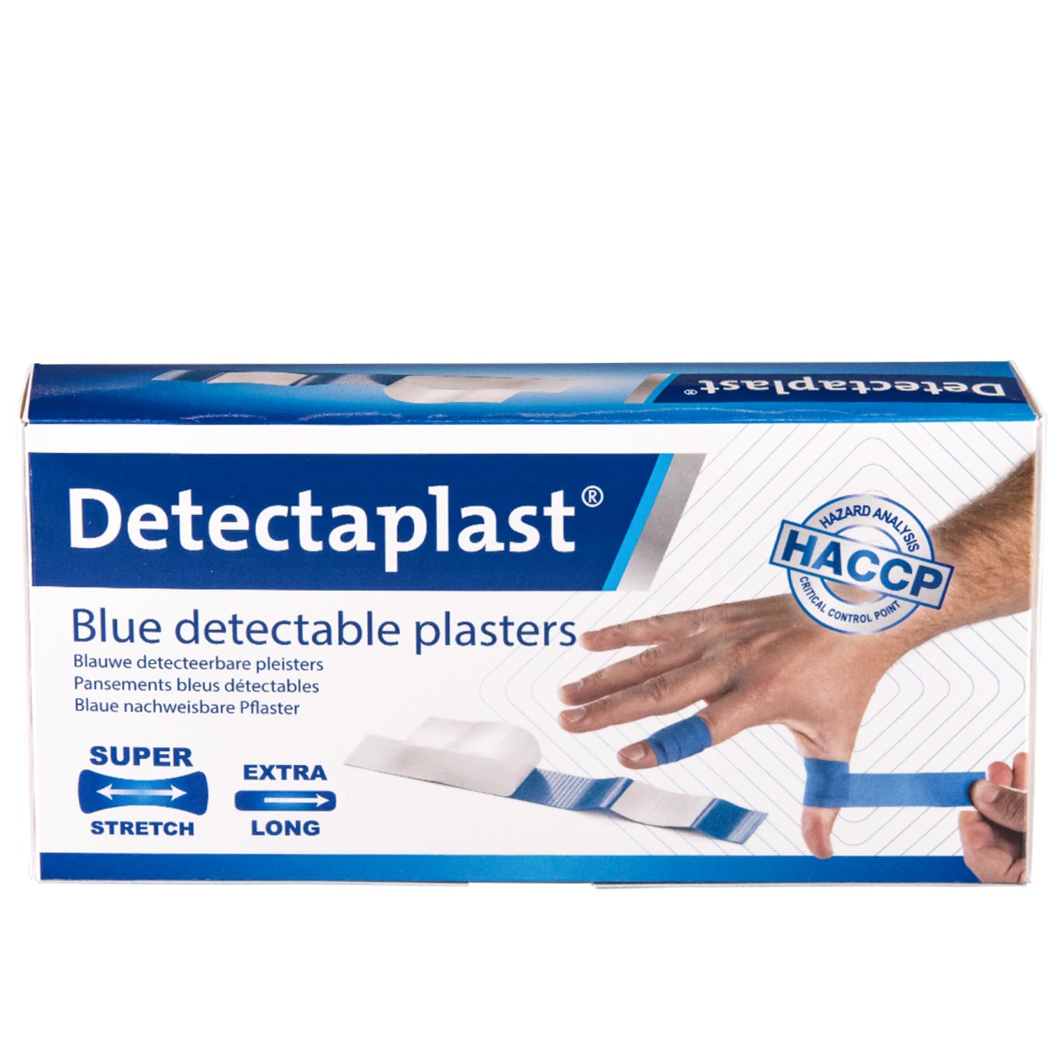 Amazon.com: Detectaplast plasters Waterproof Elastic, Blue Wound ...