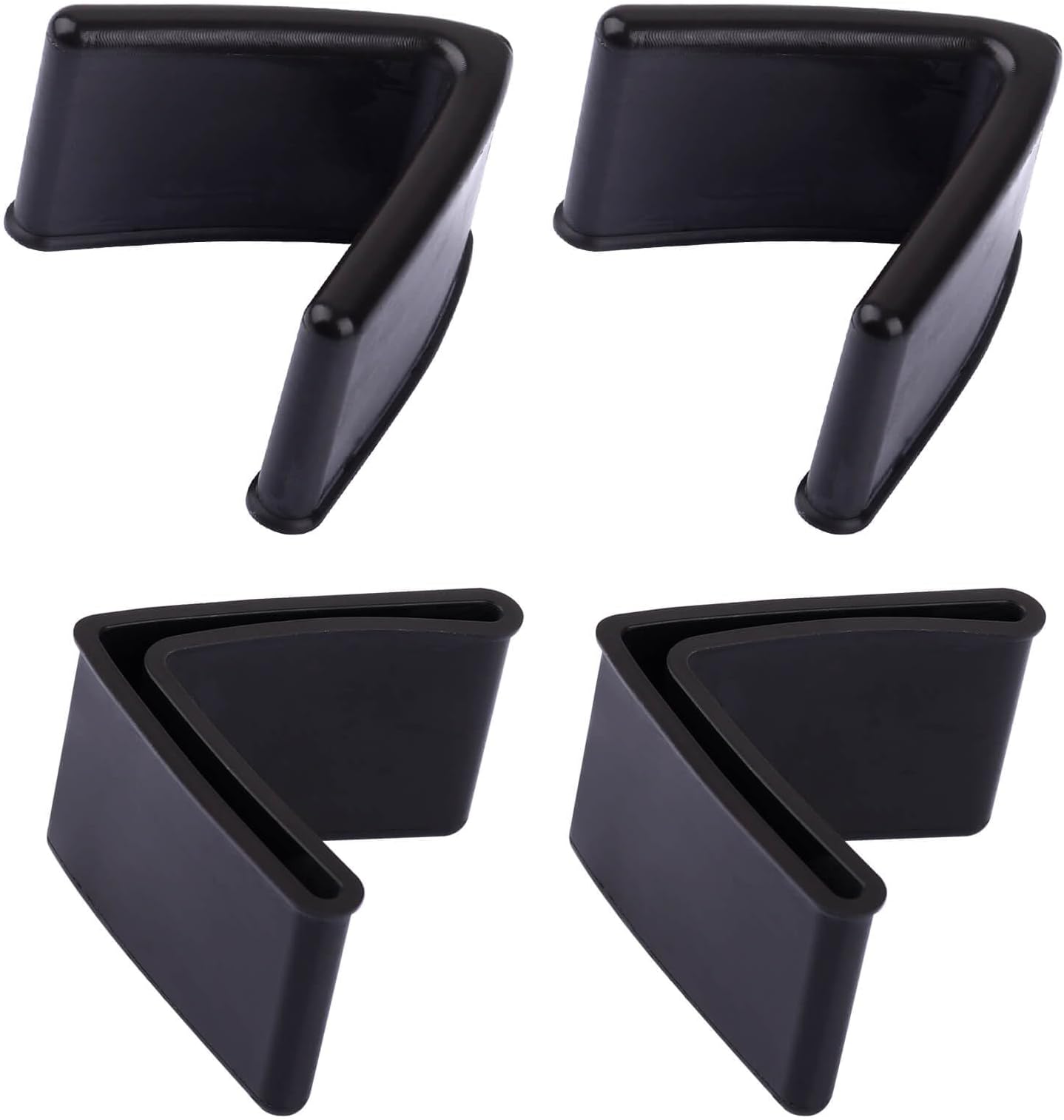 Amazon.com: Metal Bed Frame End Caps, L Shape Rubber End Caps for Metal ...