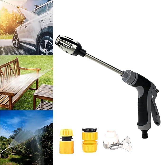 Turbowasher Ultra Washer for Garden Hose - High Pressure Gun Nozzle ...