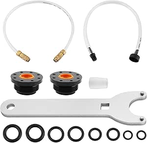 Amazon.com: Yuhoo Front Mount Hydraulic Steering Cylinder Seal Kit ...