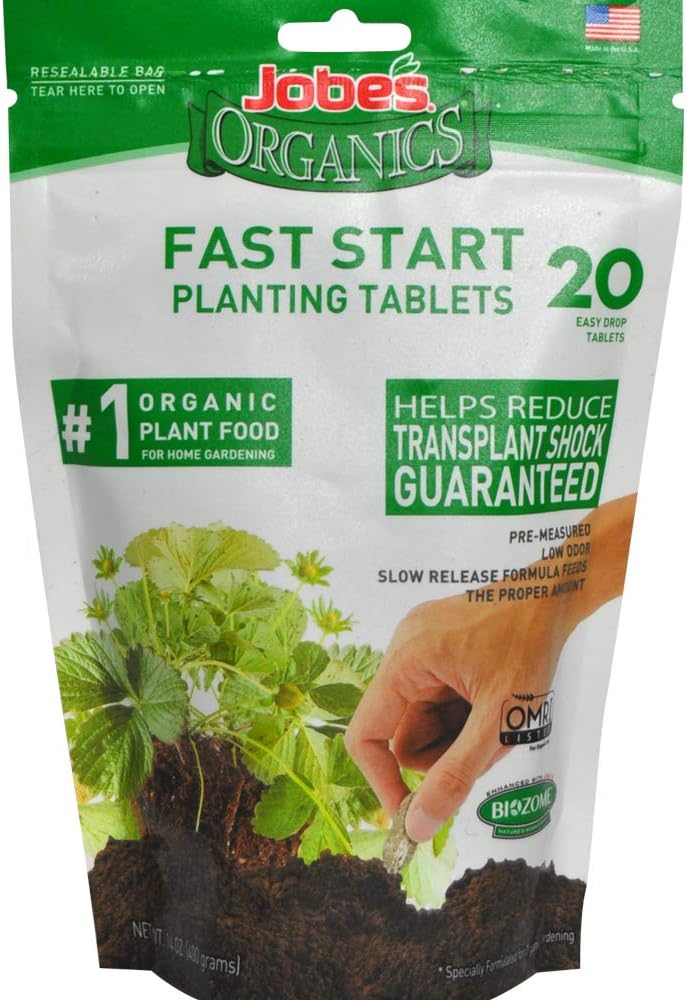 Amazon.com : Jobe's 7920 Fast Start Fertilizer Tablet, 20, Natural ...