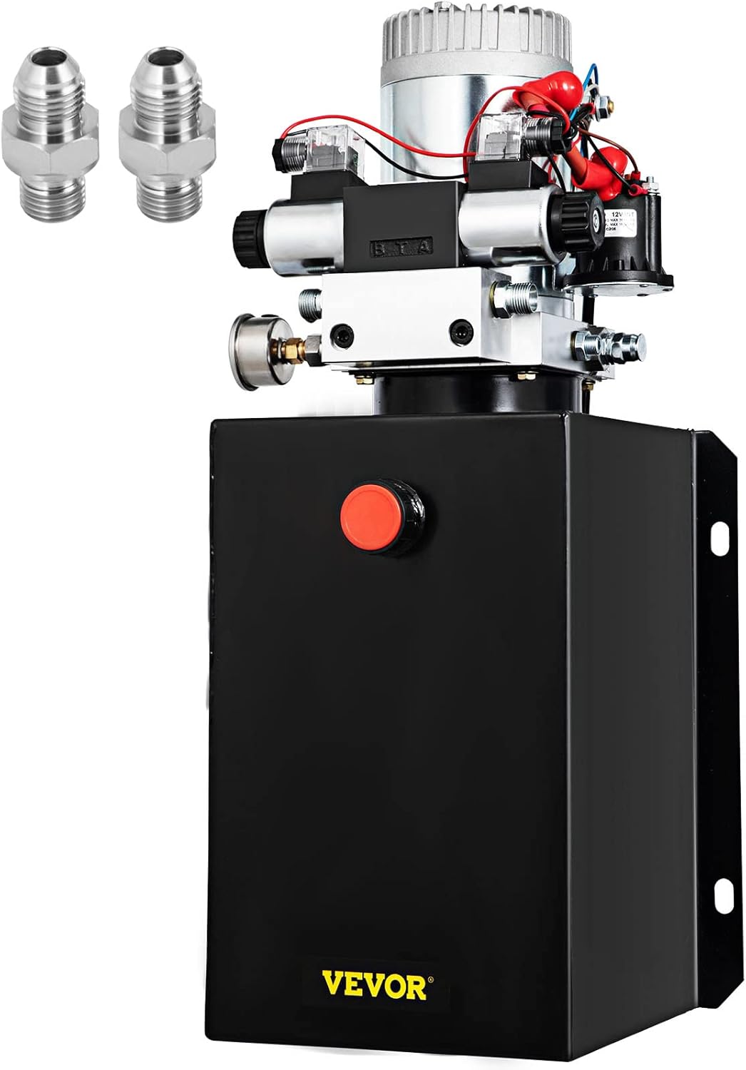 VEVOR Power Unit – Bomba de cilindro hidráulico eléctrico de doble ...