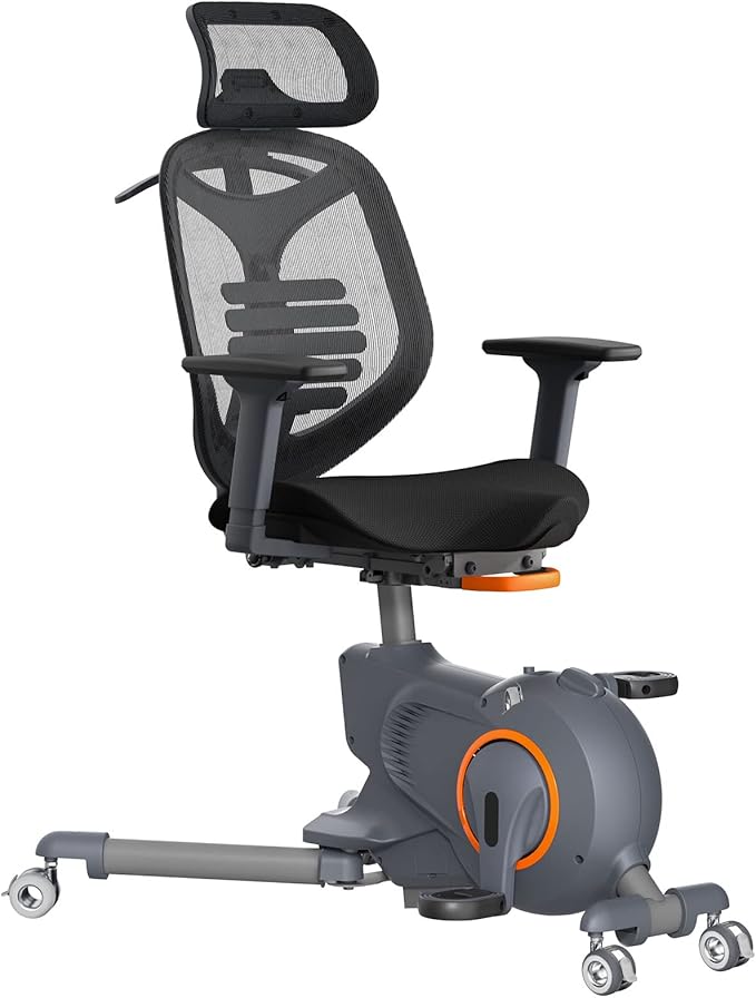 Amazon.com : FlexiSpot Exercise Bike Under Desk Bike for Home Office Ergonomic Fitness Desk ...