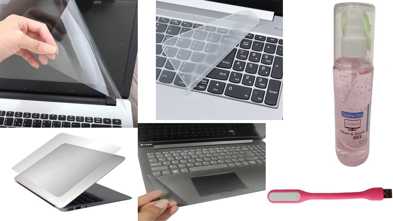 Anjo Silicone Combo 15.6 Inch Laptop Screen Guard, Keyguard, Laptop ...