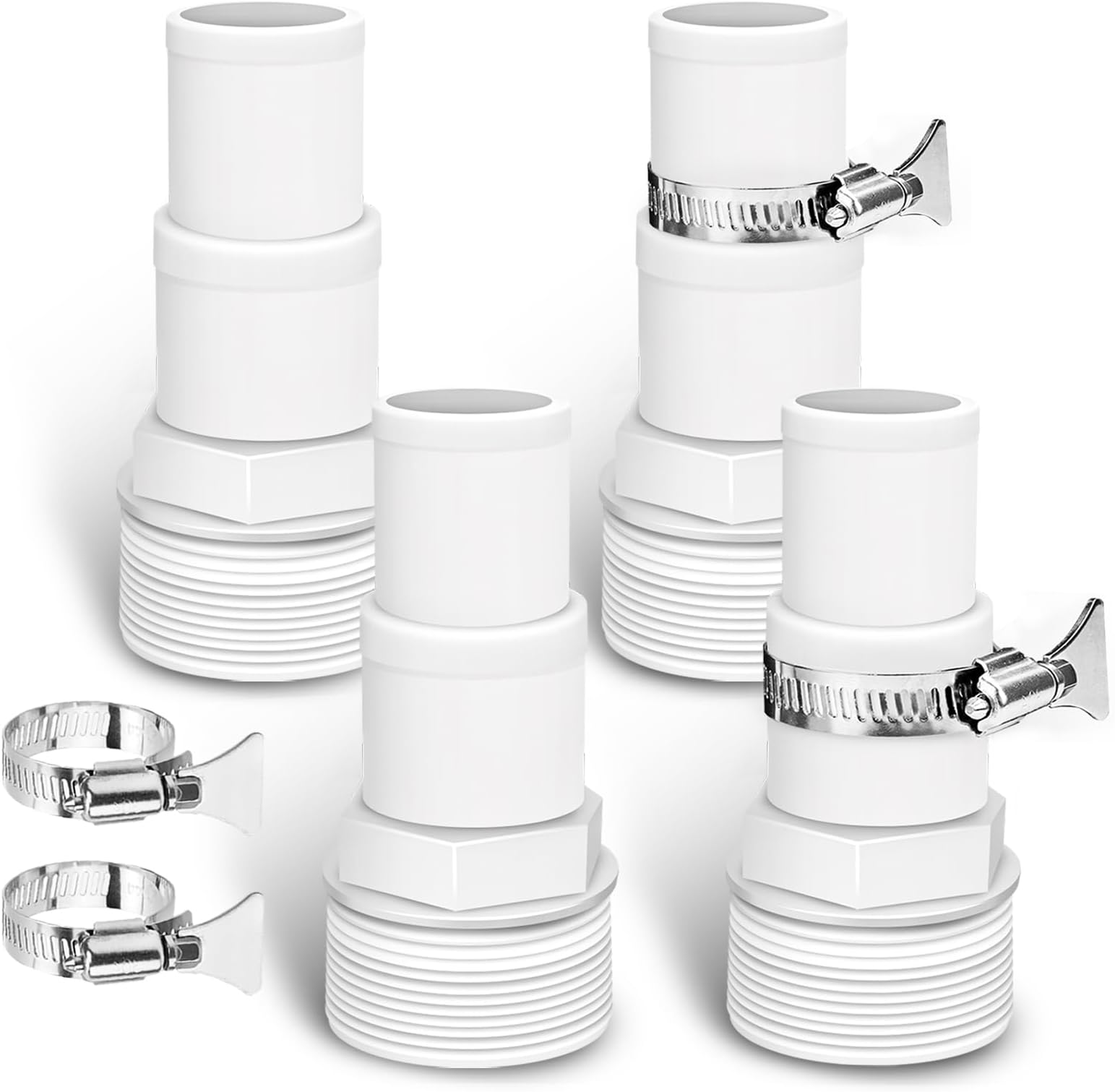 Amazon.com: Pool Hose Adapter, 1.25" to 1.5" Pool Hose Connector ...