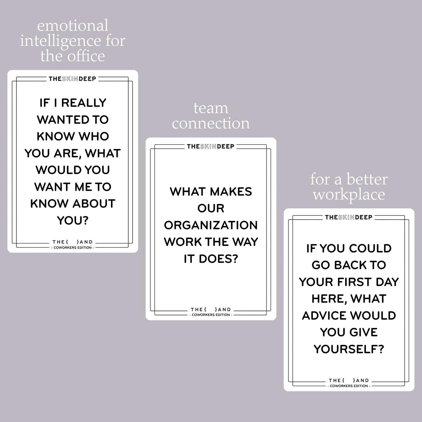 Card Games Conversation Starters For Work Printable Cards Team Building ...