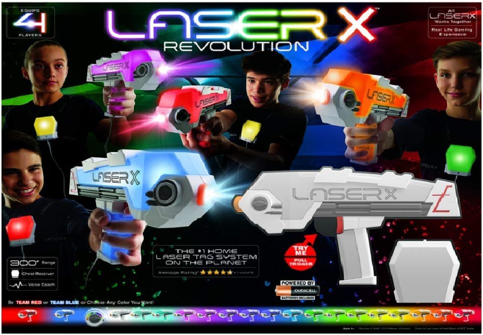 Amazon.com: Laser X Revolution 4 Players Set : Toys & Games