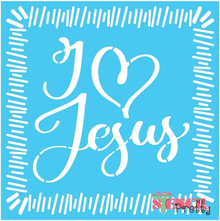 Large Vinyl Best Stencil Religious Jesus Love I Stencils Material Color Blue Brilliant 10 X Large Vinyl Best Stencil Religious Jesus Love I Stencils Material Color Blue Brilliant 10 X
