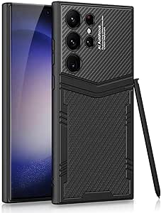 Amazon.com: Case for Samsung Galaxy S24 Ultra/S24 Plus/S24, Crocodile Leather Case Flexible ...