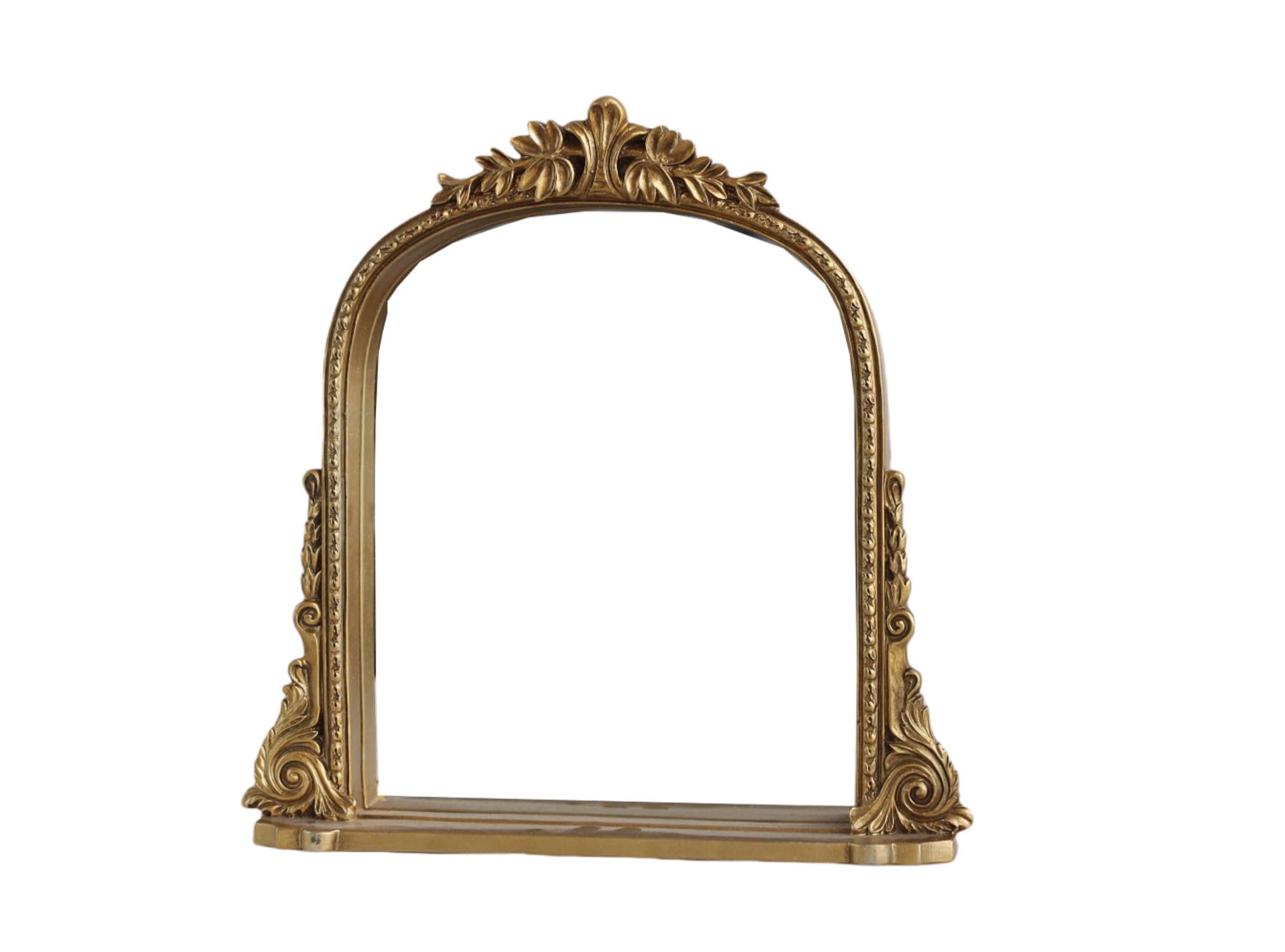 Amazon.com - HSDDHOME Vintage Antique Gold Framed Tabletop Mirror ...