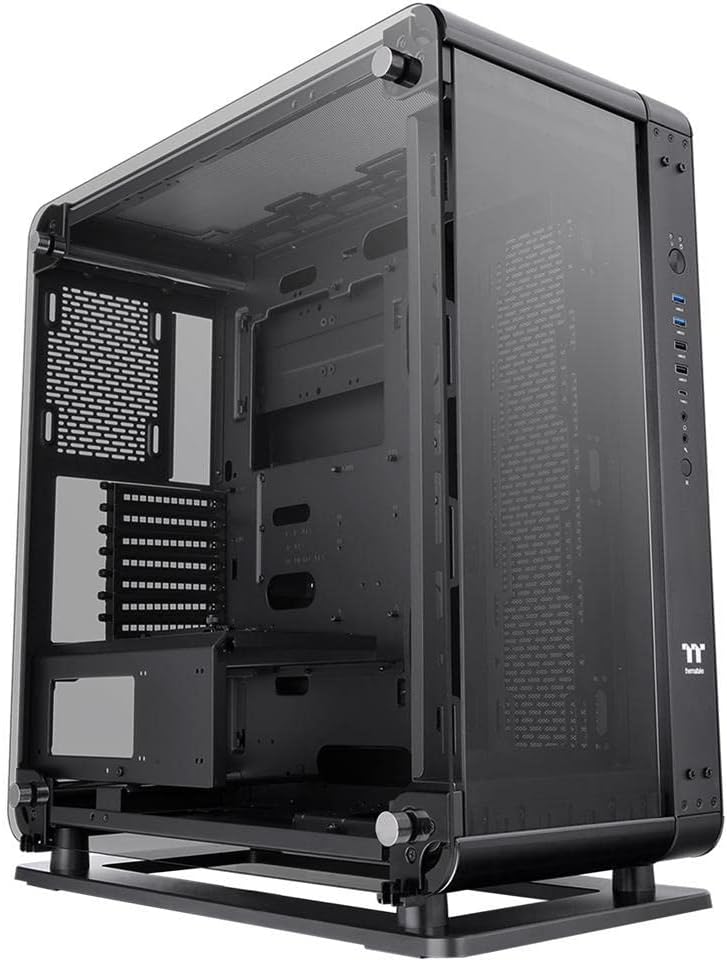 Amazon.com: Thermaltake The Core P6 TG Black Edition transformable ATX ...