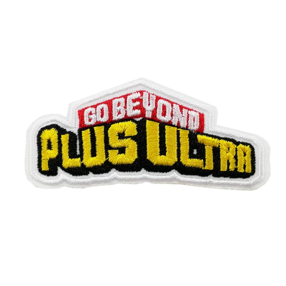 Cute-Patch Go Beyond Plus Ultra Embroidered Iron on Sew on Patches Meme ...