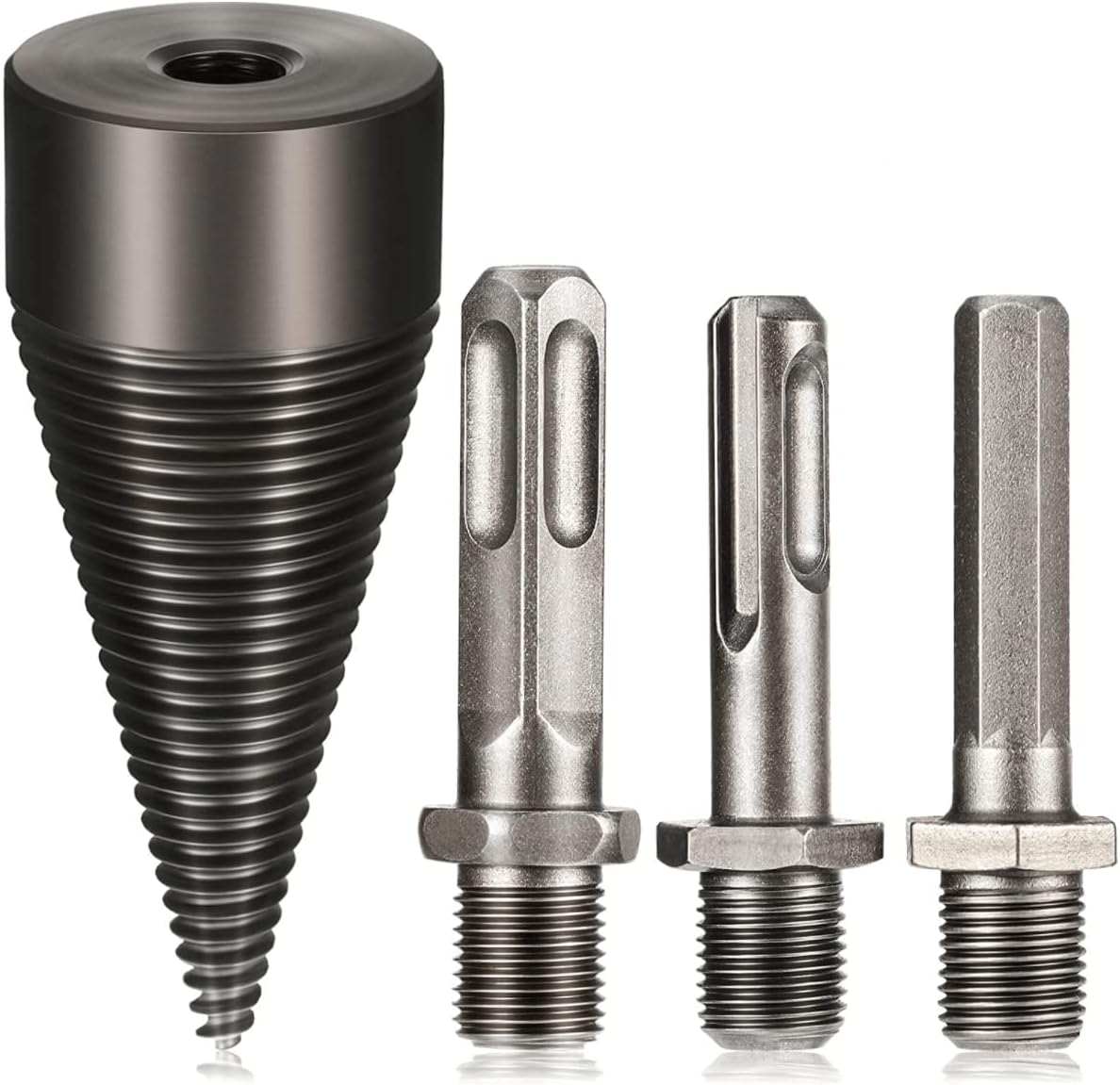 Amazon.com : Wood Splitter Drill Bits Heavy Duty Drill Screw Cone ...