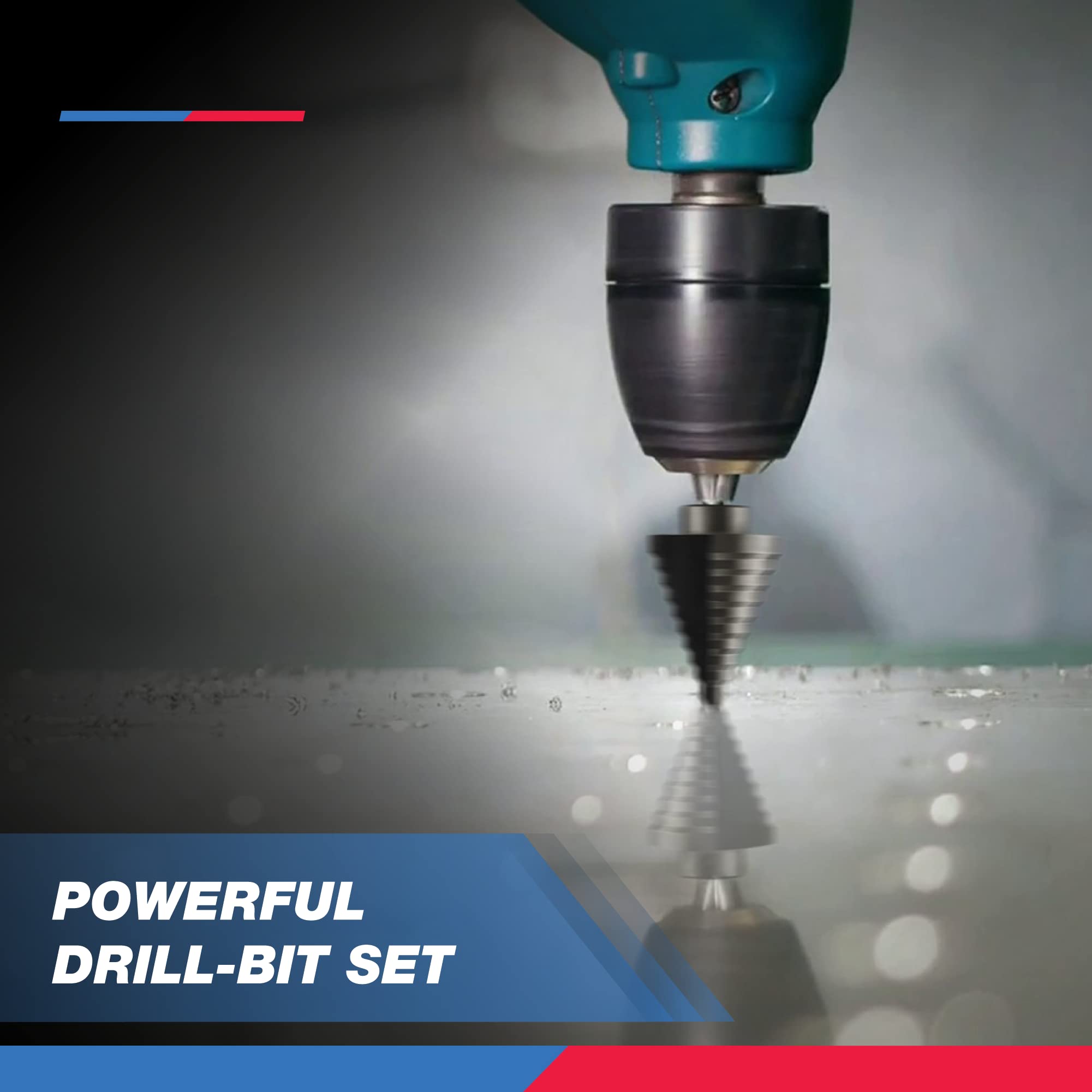 Snapklik.com : NEIKO 10198A Step Drill Bit Set 5 Piece, 4mm- 35mm ...