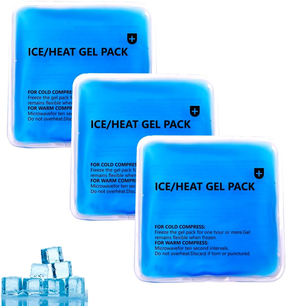 Amazon.com: Gel Ice Packs, Cold Ice Packs for Injuries Hot & Cold Ice ...