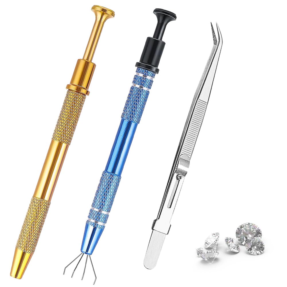 3 Pack Piercing Ball Grabber Tool, Stainless Steel 4-Claw Pick Up Tool ...
