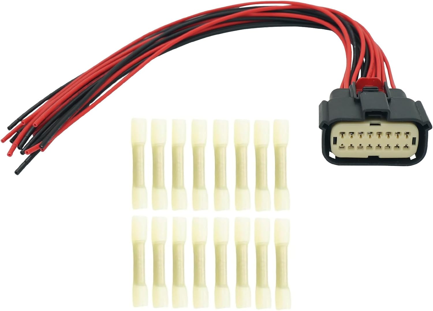 Amazon.com: Micarun 16 Pins 16 Wires Headlights Connector Wiring ...