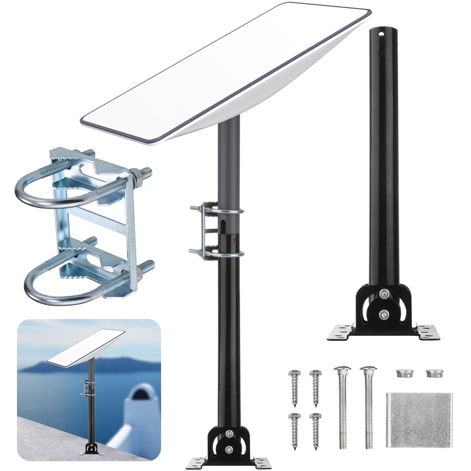 Snapklik.com : Sactulaz 15 Antenna Pipe Mount For Starlink Pivot Mount ...