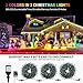 Amazon.com : MZD8391 Color Changing Christmas String Lights Outdoor ...