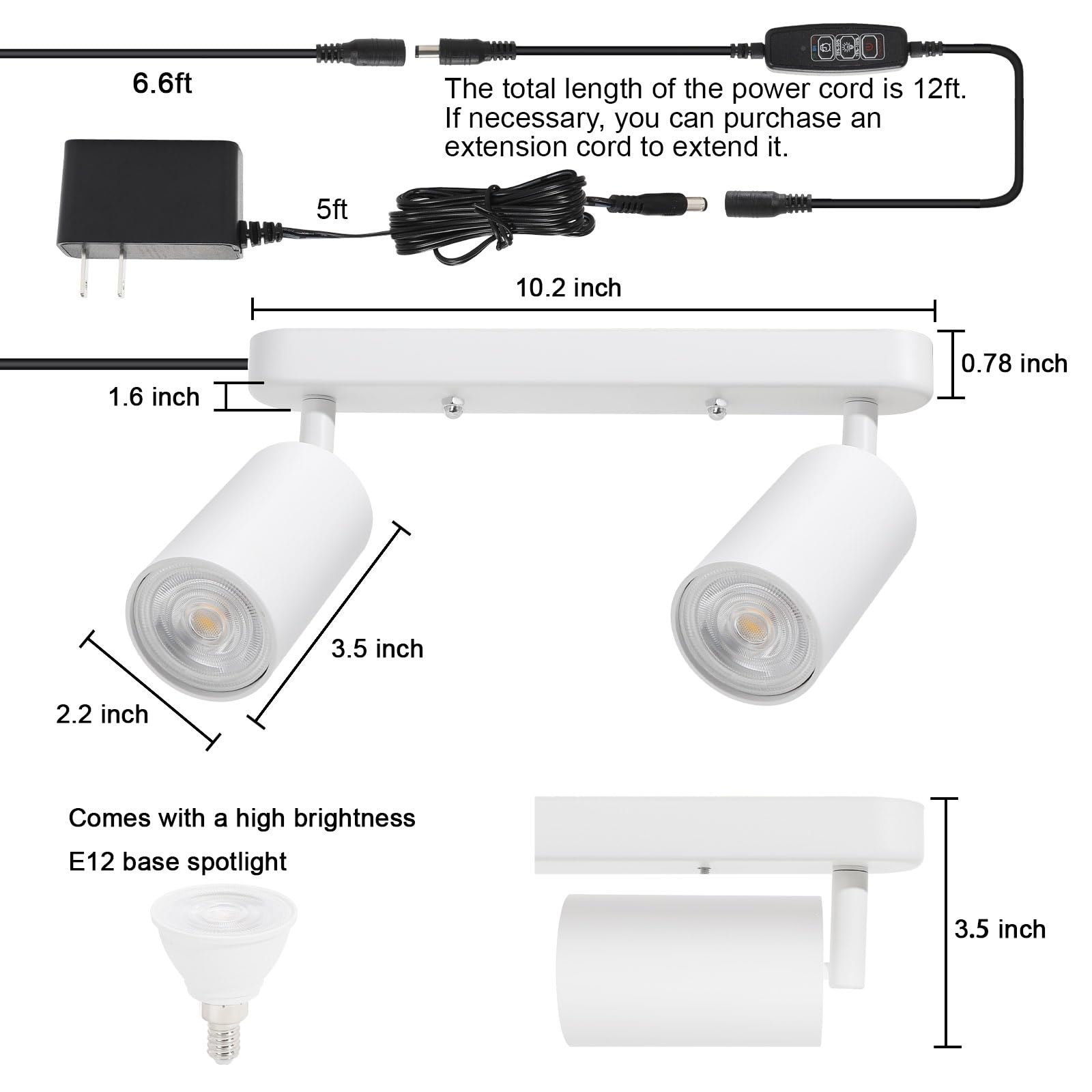 Swing Camera BIGLIGHT LED Track Light, Diable Accent Lighting With ...
