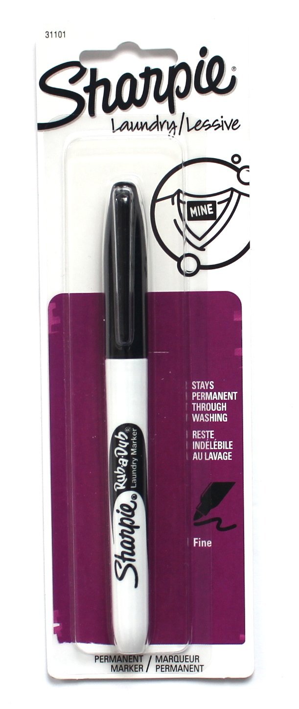 Amazon.com : Sanford 31101PP: Sharpie® Rub-a-Dub Laundry Marker ...