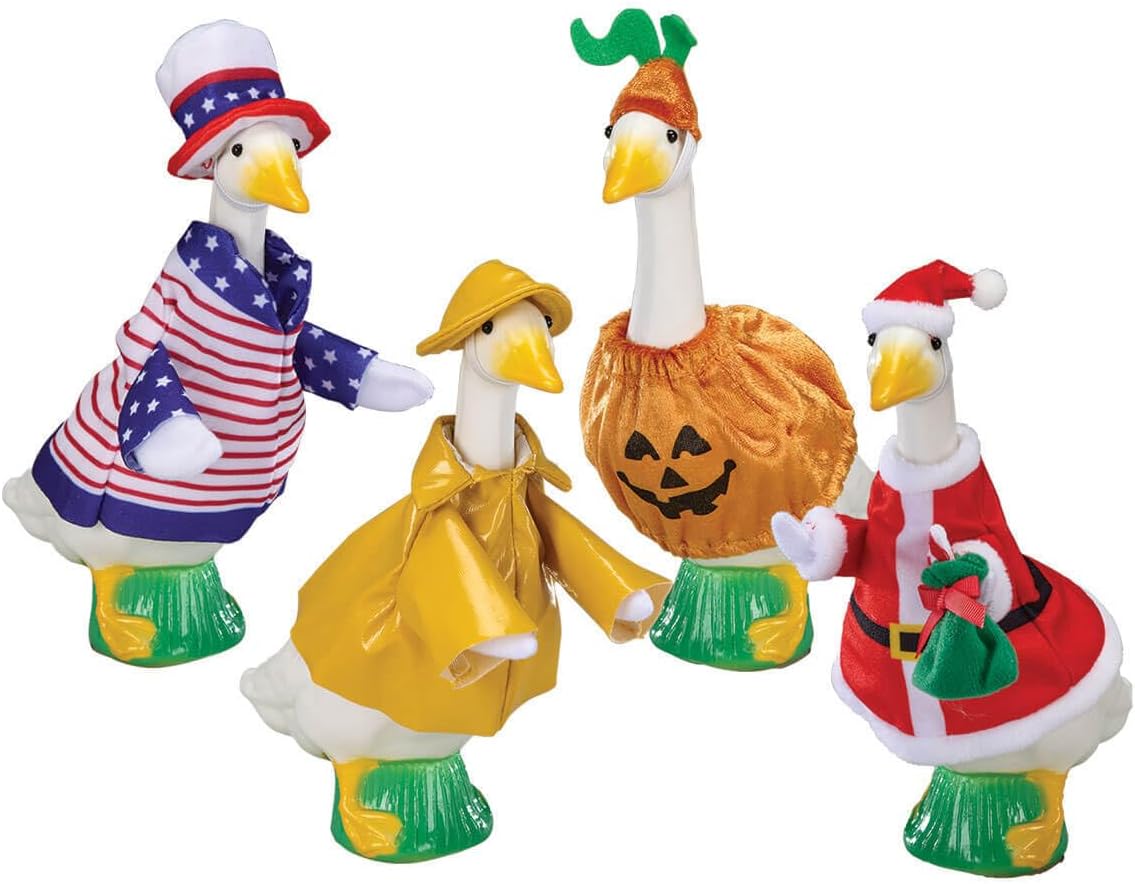 Amazon.com: Fox Valley Traders Desktop Goose Outfits by Gaggleville ...