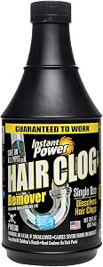 Amazon.com: Instant Power Hair and Grease Drain Cleaner, Drain Opener ...