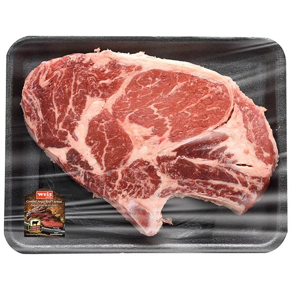 Amazon.com: Weis Quality, Bone-In Rib Steak Certified Angus Beef ...