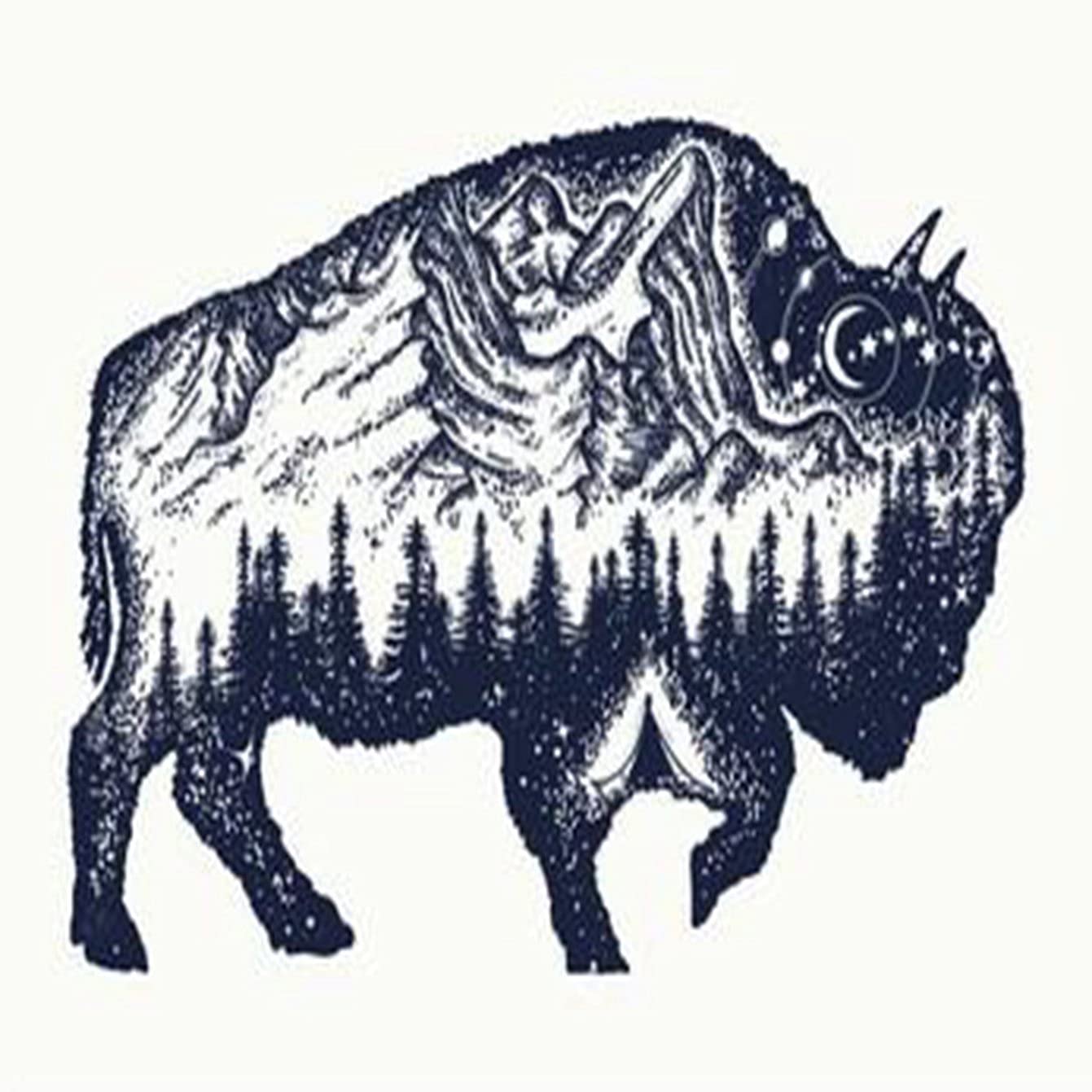 Bison Chest Tattoos