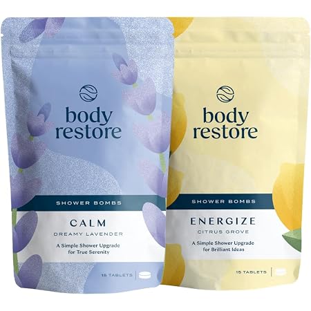 Amazon.com: Body Restore Shower Steamers Aromatherapy (15 Packs x 3 ...