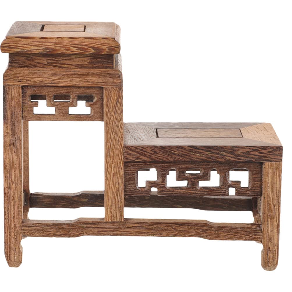 Amazon.com: Angoily Vintage Display Stand Wood Stand for Crafts ...