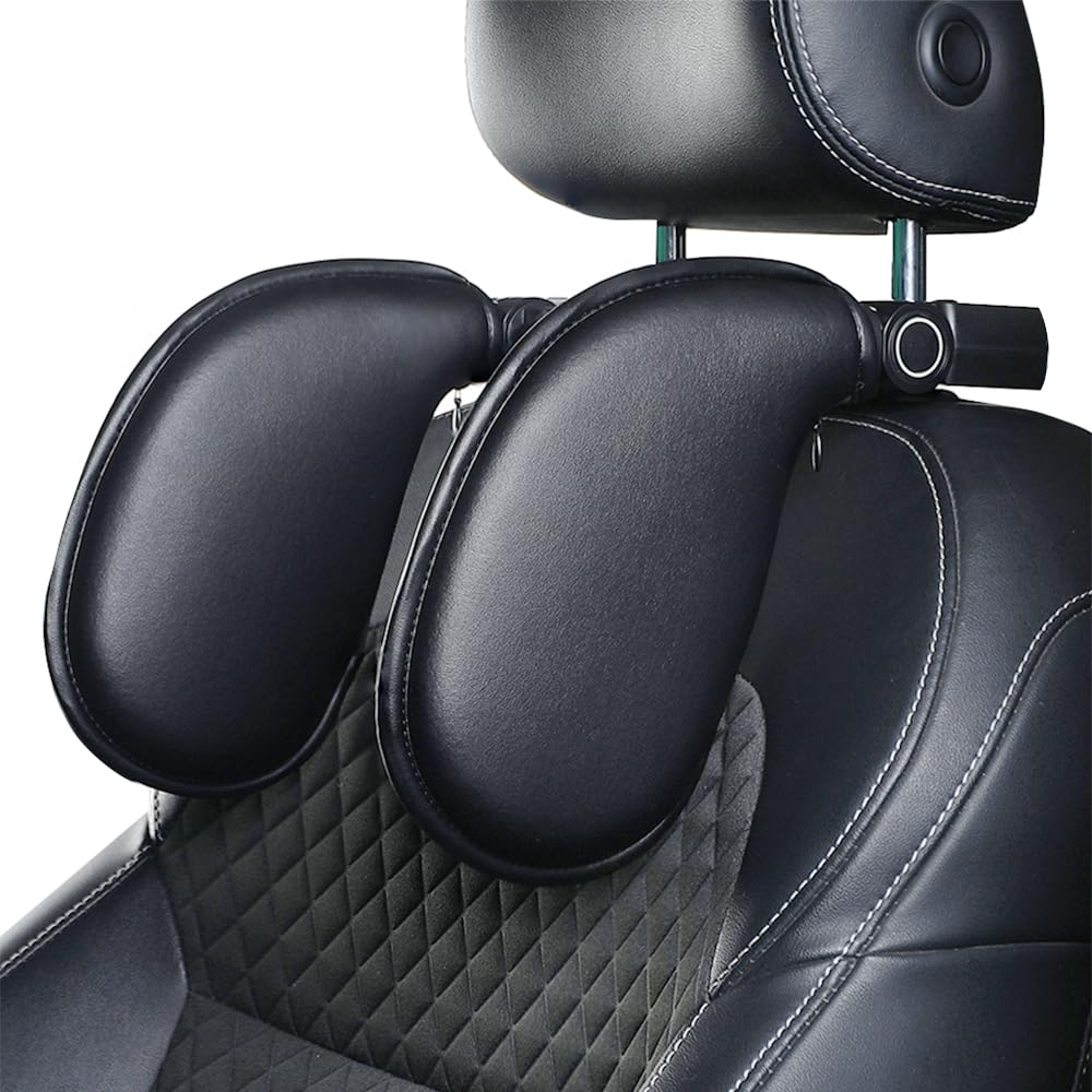 Amazon.com: ZORUNOWA Car Headrest Pillow,Thickened Elastic Foam Road ...