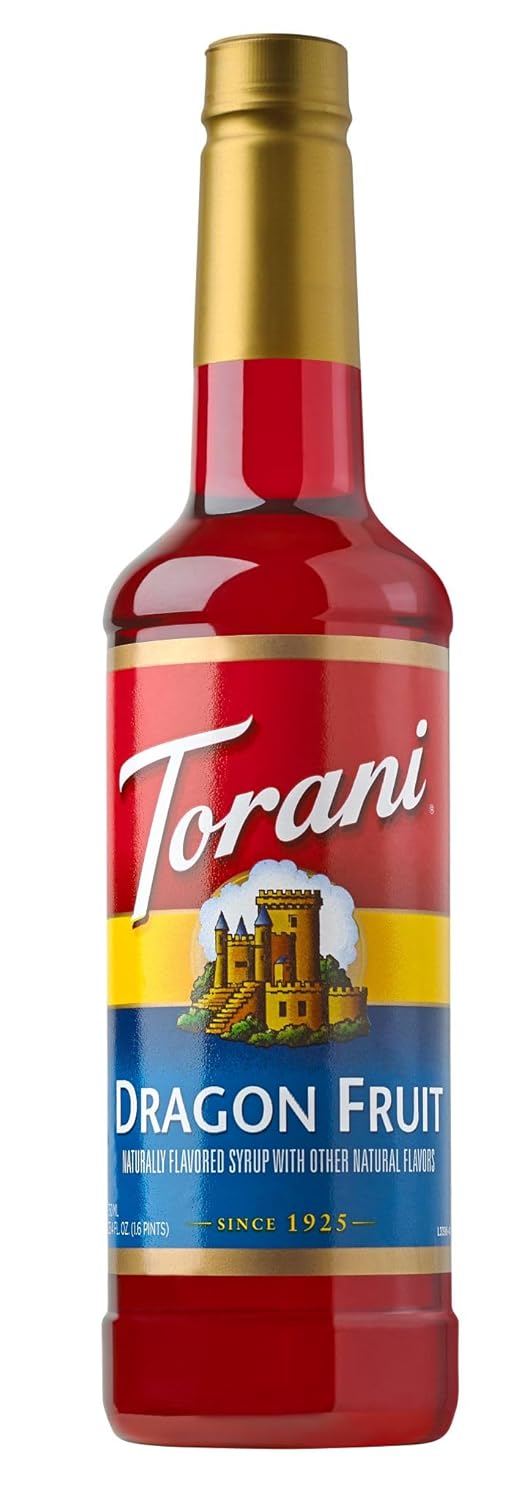 Amazon.com : Torani Flavored Drink Syrup, Dragon Fruit, 25.4 Fl Oz ...