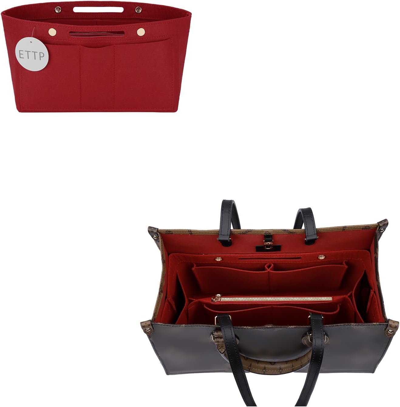 Amazon.com: ETTP Purse Organizer Insert For Handbags, Tote Bag ...