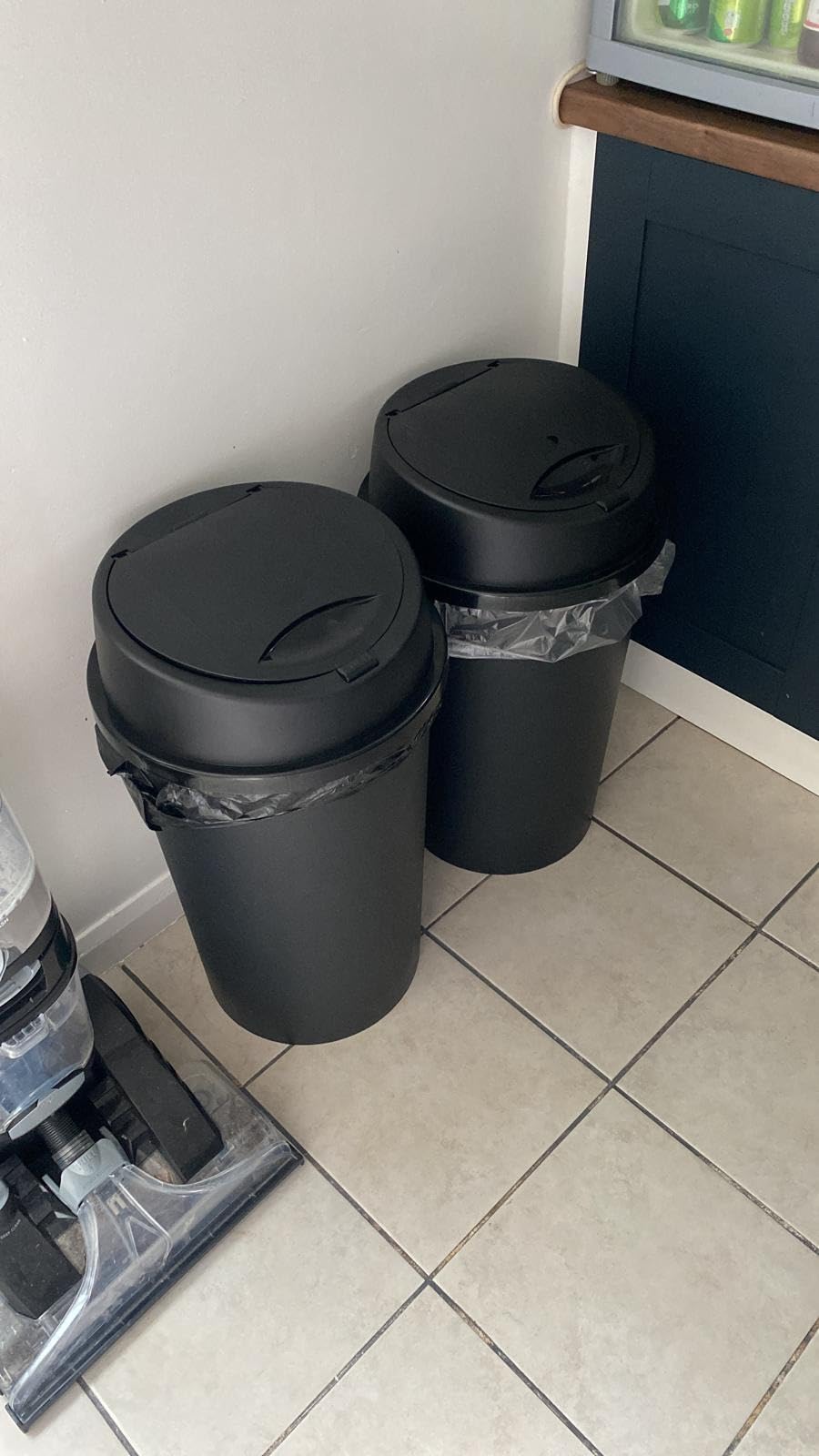 Total Bins UK Limited Voga 50L Large Touch Top Bin Kitchen Bin – Sleek ...