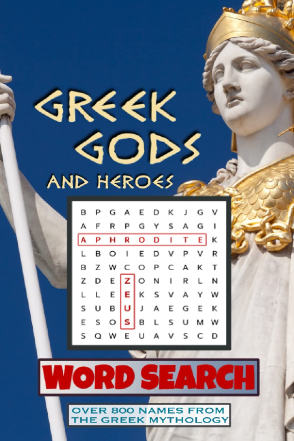 Buy GREEK GODS AND HEROES - WORDSEARCH: A fun and educative word search ...