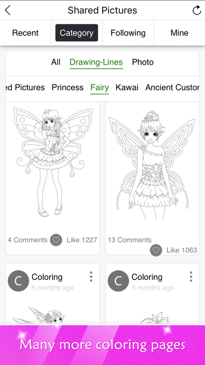 Princess Coloring book for Kids & Girls FREE Game - Girls Coloring ...