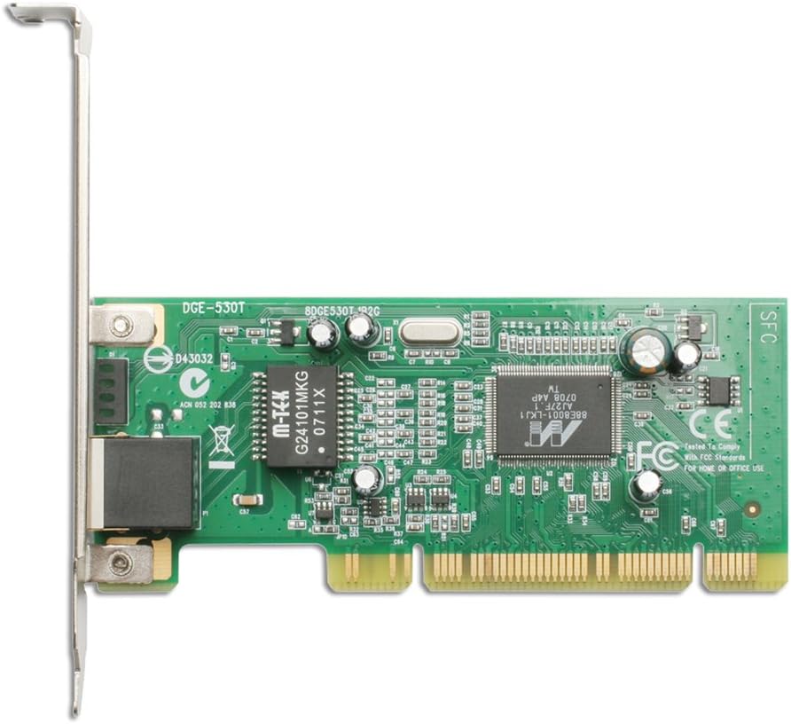 D-Link PCI Gigabit Fast Ethernet Network Adapter Card 10/100/1000 ...